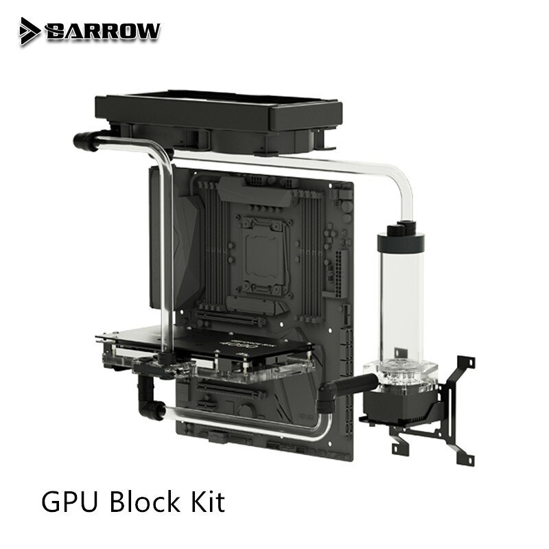 Barrow Hard Tube Water Cooler Kit For Computer CPU/GPU Radiator ...