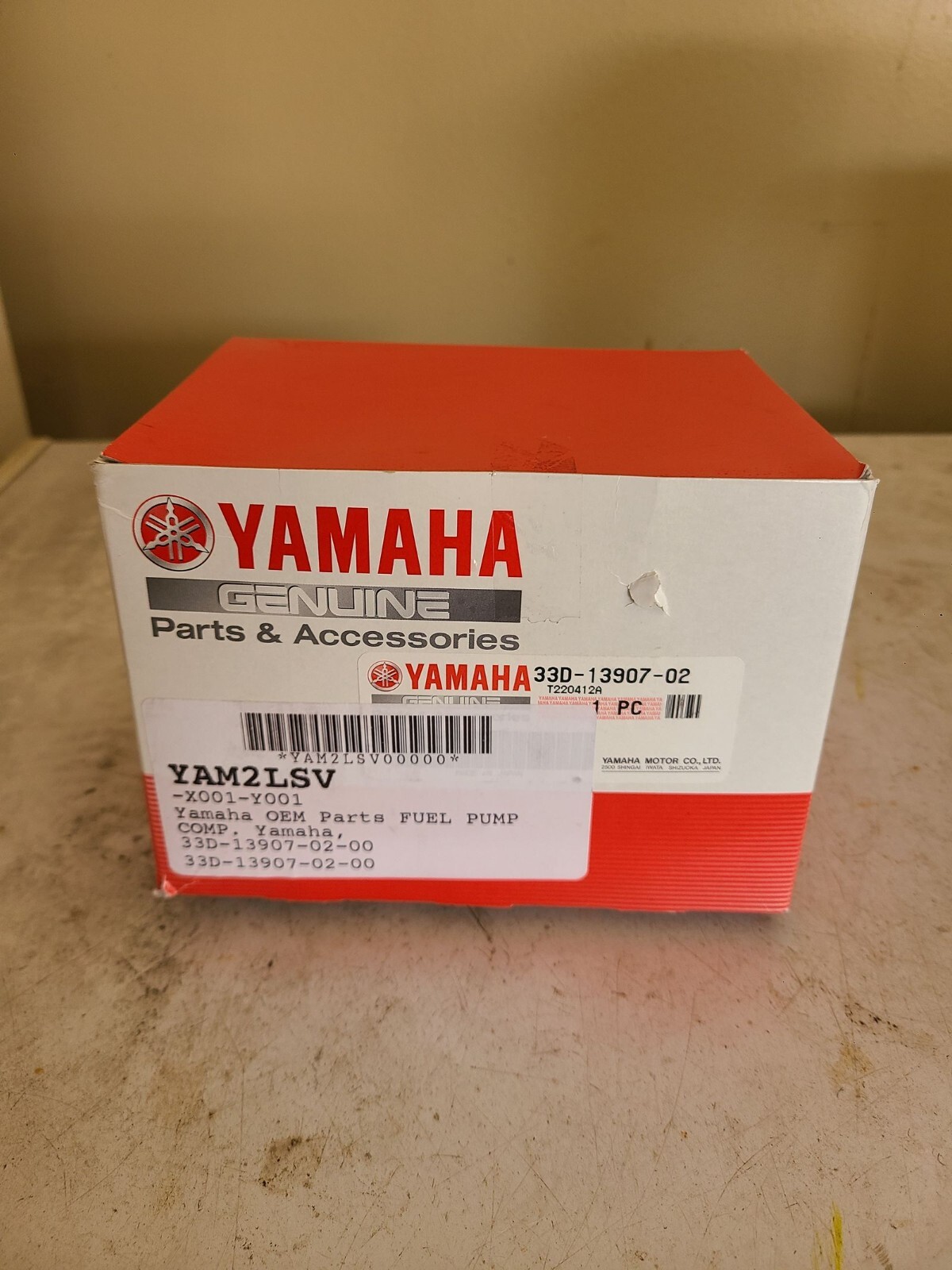 Fuel Pump Yamaha complete 33D-13907-02-00 New F/S | eBay