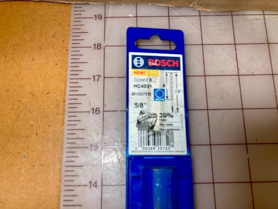 Bosch HC4021 5/8-Inch x 8-inch x 13 inch Spline SpeedX Rotary Hammer ...