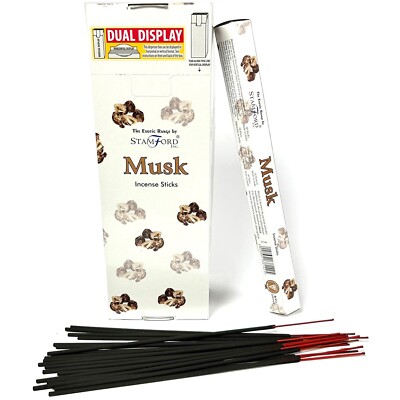 Stamford Musk Incense Sticks Bundle Pack Of 6 Scented Joss Sticks Deal ...