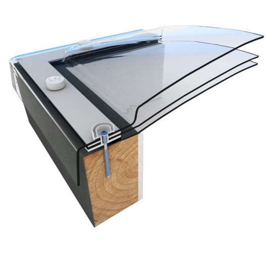 Polycarbonate Dome Rooflight Triple Glazed Clear Unvented For A ...