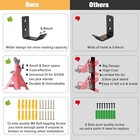 4 Pack Wall Mount Jack Stand Organizer Garage Storage Utility Hooks ...