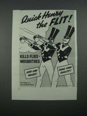 1938 Flit Bug Spray Ad - Kills Flies Mosquitoes | eBay