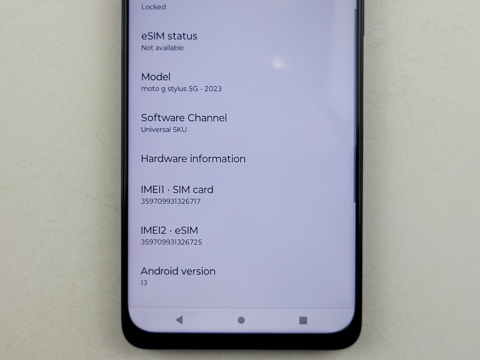Motorola moto g stylus 5G 2023 (XT2315-1) 128GB (T-Mobile) - CHECK IMEI ...