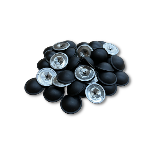 Black Insulation Dome Caps, 12 Gauge, Black, Aluminum, 200/Bag | eBay