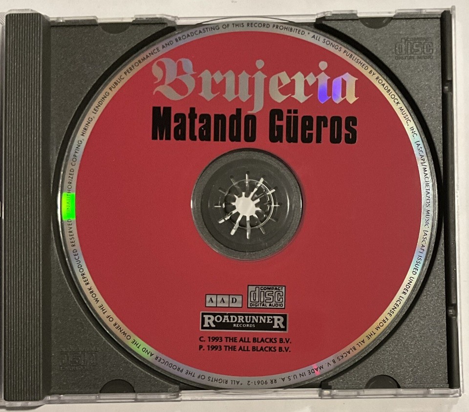 Brujeria - Matando Gueros CD 1993 Roadrunner – RR 9061-2 [ORIGINAL ...