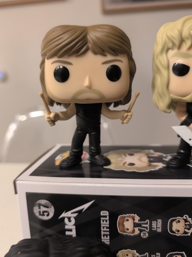 Metallica Funko Pop Rocks Set of 4 Kirk Lars Robert James OOB No Box | eBay