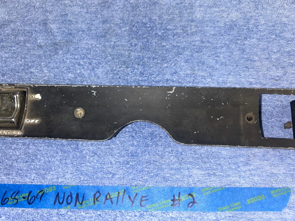 1968 68 1969 69 Dodge Coronet Plymouth Road Runner Dash Bezel Metal ...