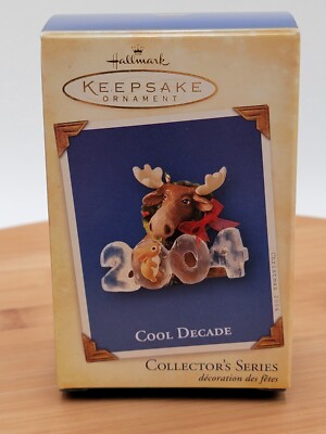 Hallmark Keepsake Ornament 2004 Cool Decade Series with Moose, 5th in ...