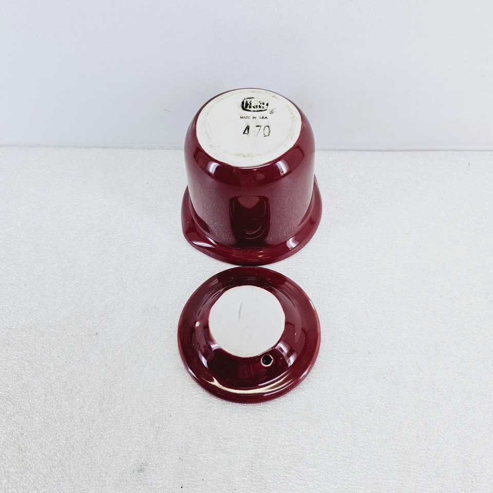 Hall china Pottery #470 Individual Bean Pot Or Casserole with lid NEW ...