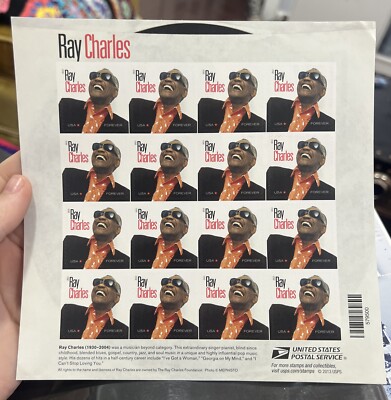 Scott #4807 Ray Charles (Father of Soul) Sheet of 16 Stamps - MNH 2013 ...