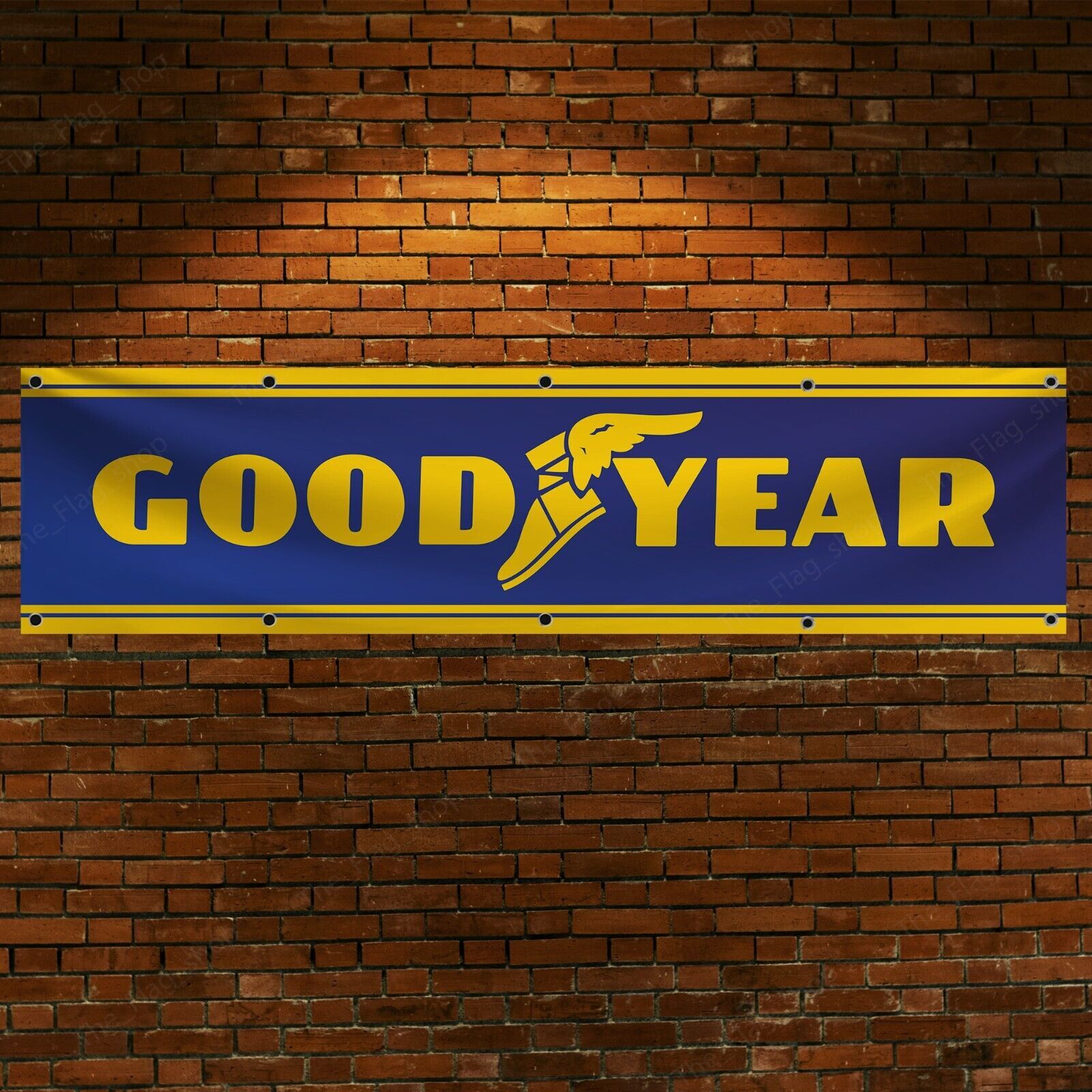 For Goodyear Tires Banner 2x8ft Car Show Garage Sign Man Cave Wall ...