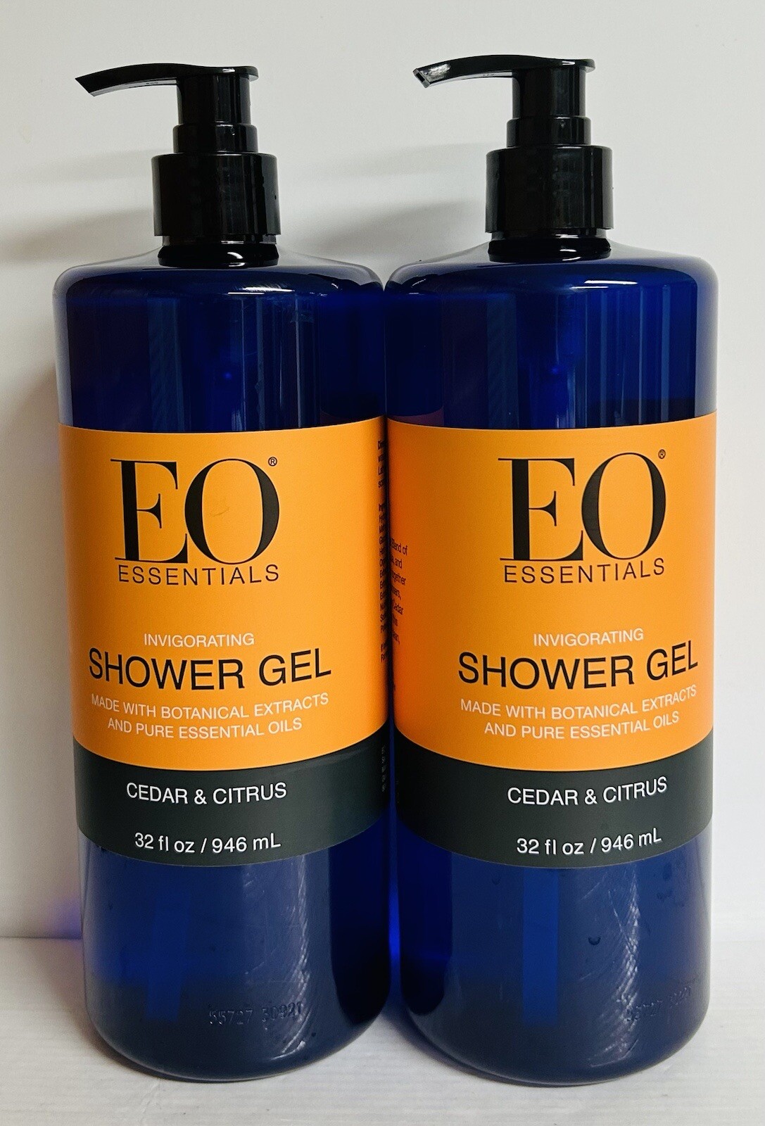 2-Pack EO Essentials ~ Cedar & Citrus Invigorating Shower Gel 32 fl oz ...