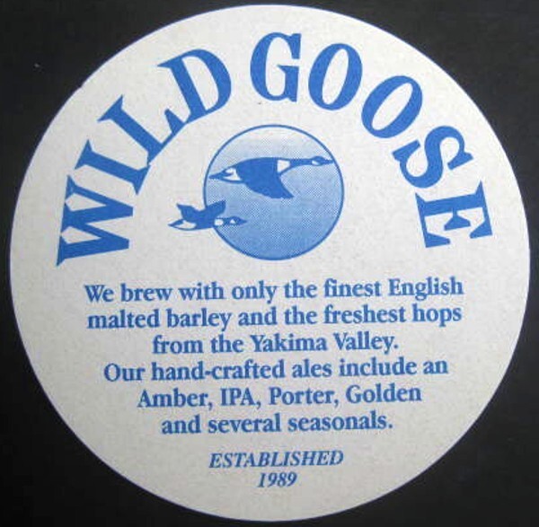 WILD GOOSE CHESAPEAKE'S OWN Beer COASTER Mat with GEESE, Easton ...