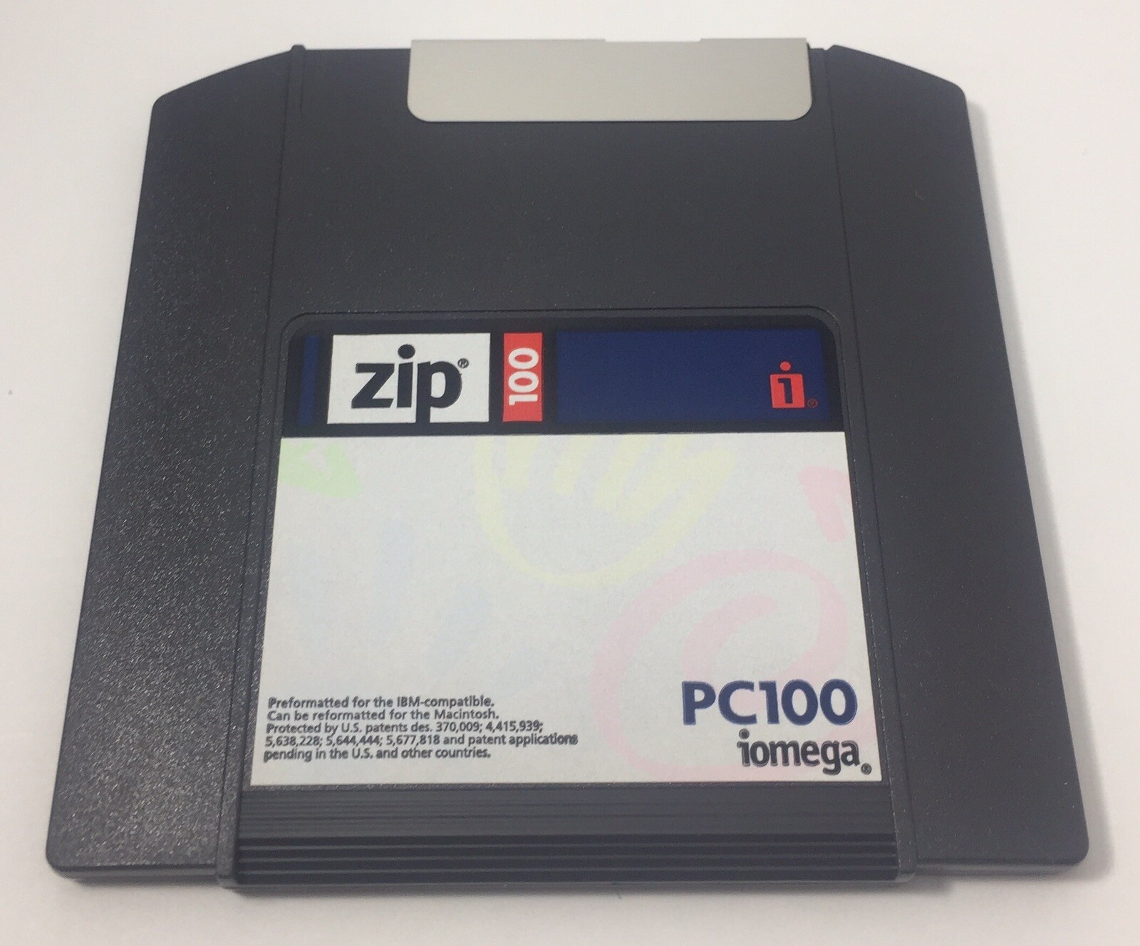Iomega IBM Formatted 100MB Zip Disk Diskette PC100 Storage For Iomega ...