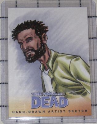 Arturo Arley Tucker - Cryptozoic Walking Dead Comic Set 2 SKETCH Card ...