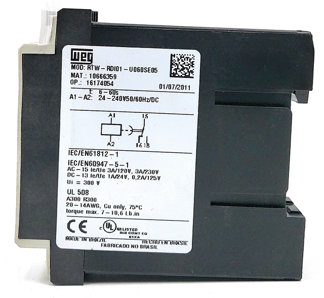 Weg RTW-RDI Electronic Timing Relay for sale online | eBay