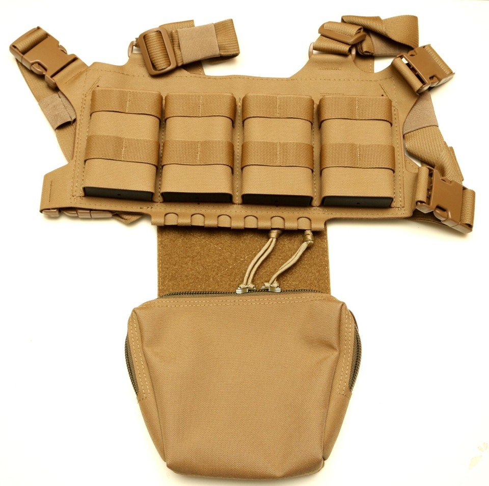 ESSTAC 5.56 Quad Hinged Piggy Chest Rig & Hinged Tapered Dangler GP ...