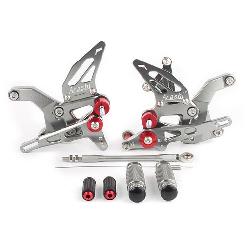 Adjustable Rear Set Foot Pegs Pedal Footrest for Kawasaki Z900 2017 ...