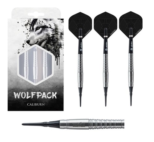 Caliburn Darts - Wolfpack W8 90% Wolfram 16,5g (Soft Dart) Dartpfeil ...