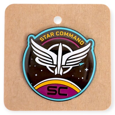 Toy Story Disney Pin: Buzz Lightyear Star Command Logo | eBay