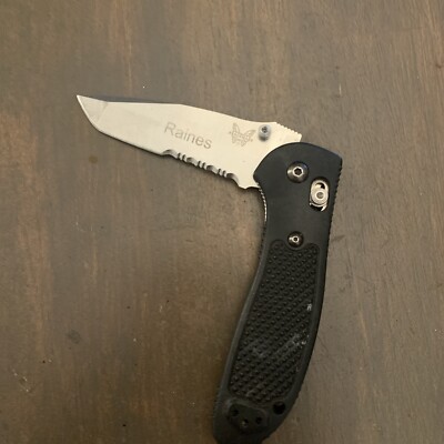 Benchmade Griptilian 553 Folding Knife USA Mel Pardue No Pocket Clip | eBay