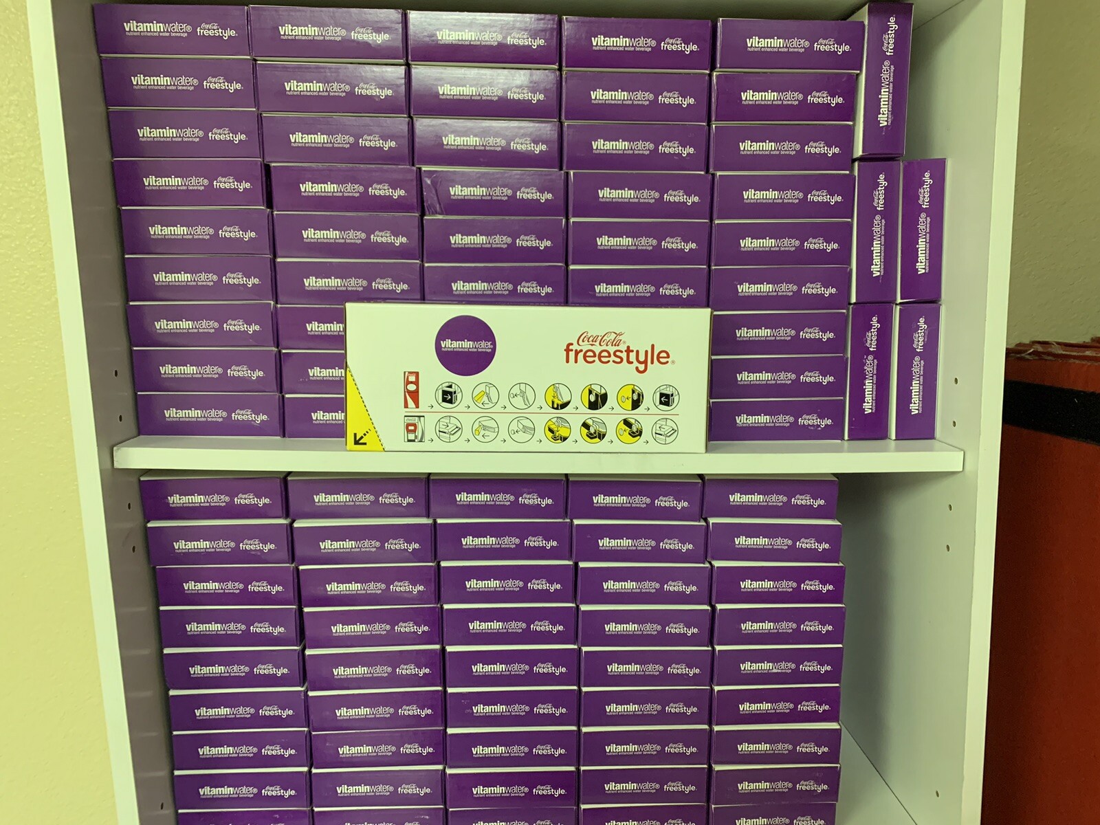 Lot Of (96) Coca-Cola Glaceau Freestyle Vitamin Water Cartridges-READ ...
