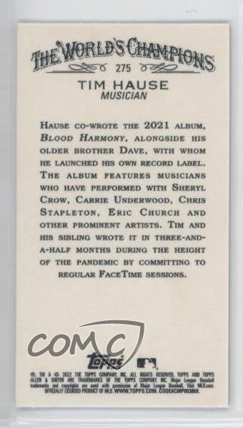 2022 Topps Allen & Ginter Mini Gold Border Tim Hause #275 | eBay