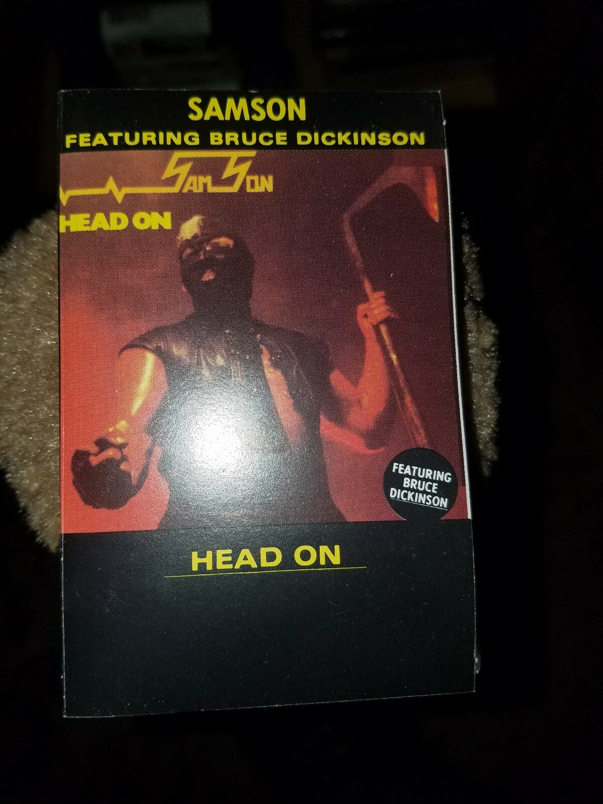 Samson Head On 1990 Grand Slamm Cassette Tape Bruce Dickinson Iron ...