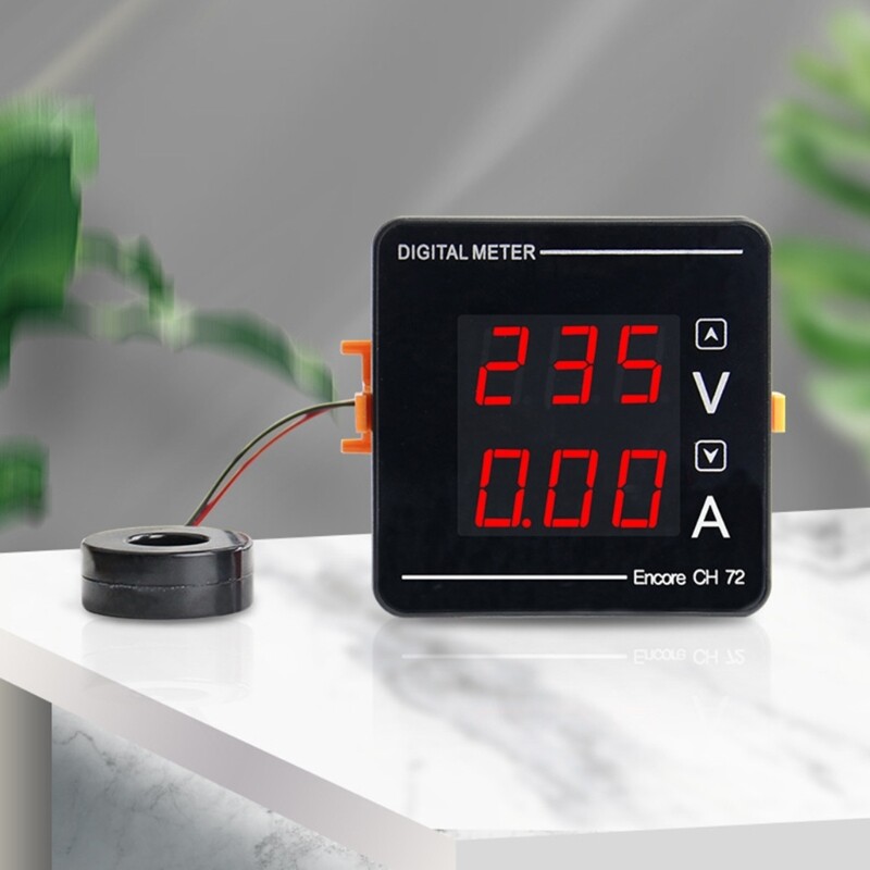Digital Current Meter Gauge LED Meter Voltmeter Ampermeter | eBay