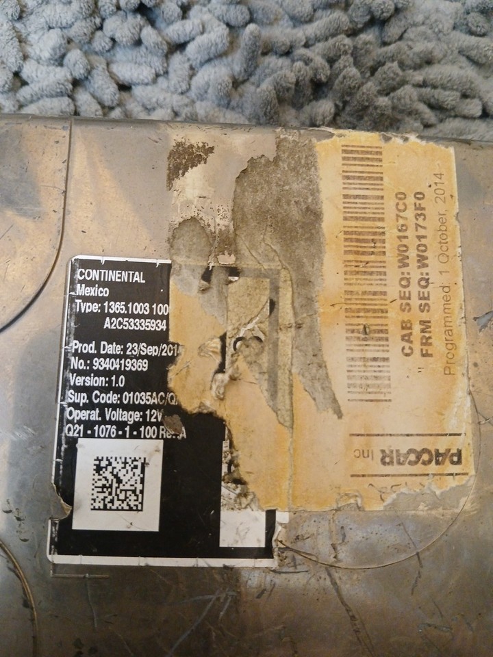 Paccar Continental Cab Control Module CECU3 Q21-1076-1-100 | eBay