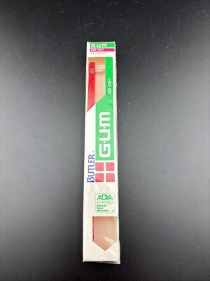 SEALED Vintage Butler Gum 308 Soft Bristle End Tuft Tapered Toothbrush ...