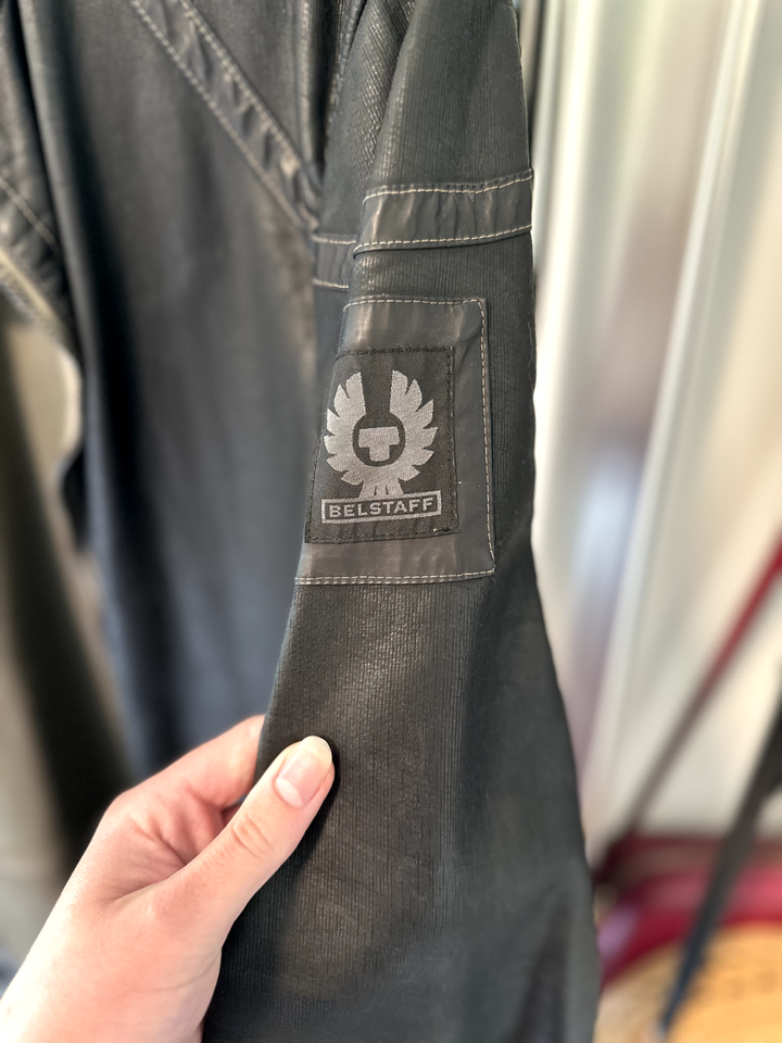 Mens Belstaff H Racer Jacket Size 48 UK (M) Black Well-loved | eBay