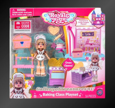 Royale High Roblox Baking Class BakeryPlayset 3" Doll With Exclusive ...