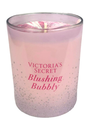 VICTORIAS SECRET BLUSHING BUBBLY SCENTED SINGLE WICK CANDLE 9 oz New ...