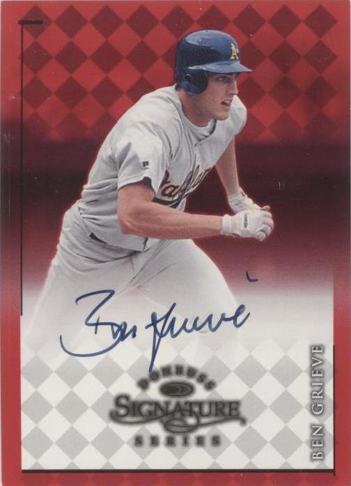 1998 Donruss Signature Series - Autographs Ben Grieve (AU) for sale ...