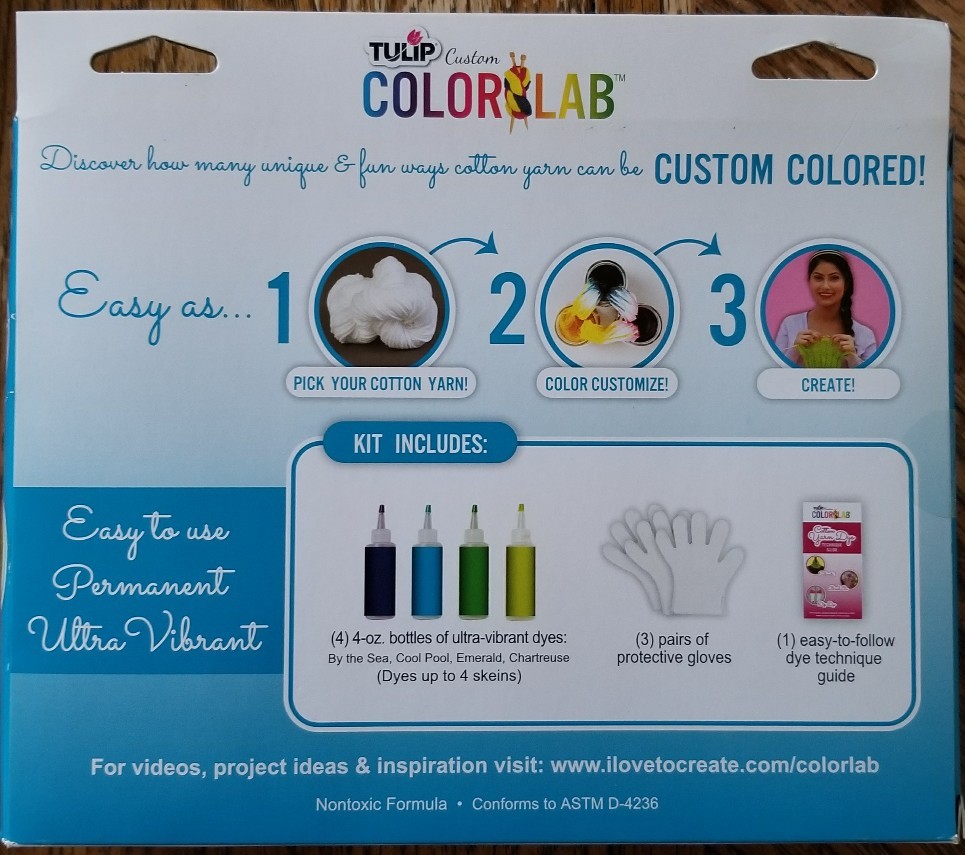 Tulip Color Lab Cotton Yarn Dye Kit Cool 11 Pc Kit New In Box | eBay