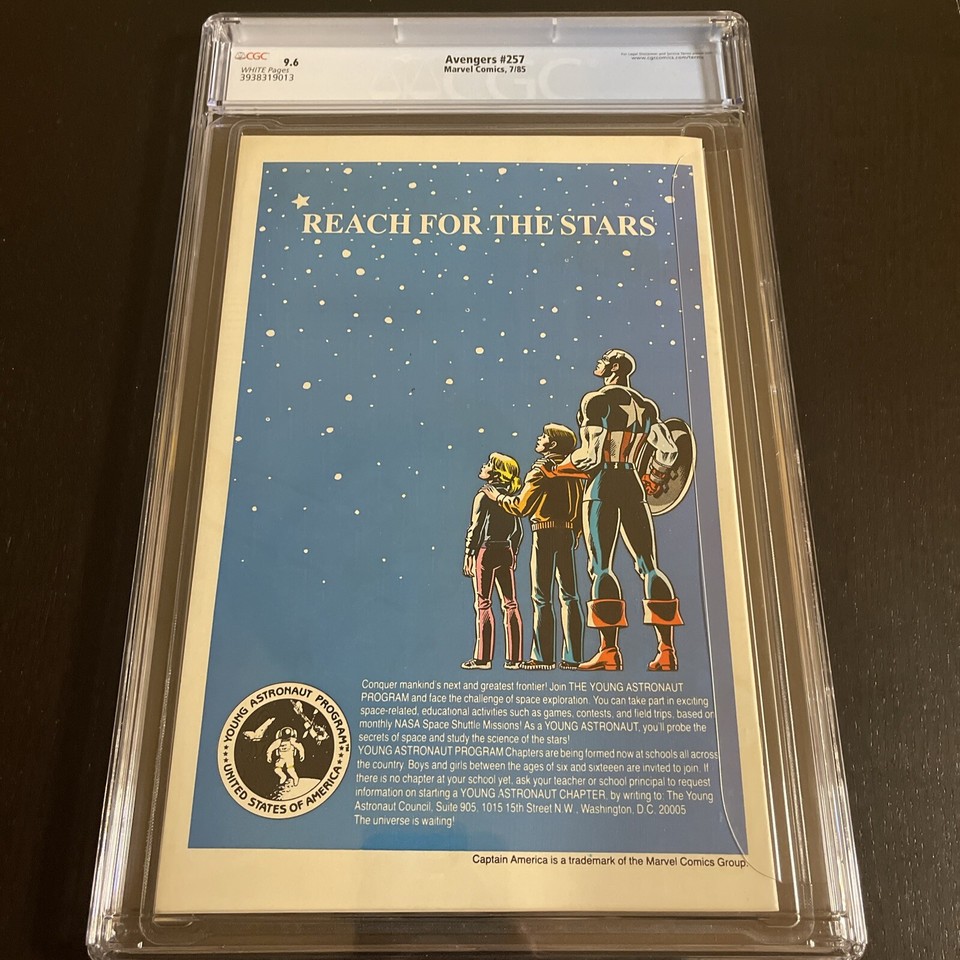 Avengers #257 - Key Issue 1st appearance of Nebula (1985) CGC 9.6 MCU ...