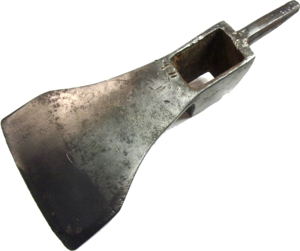 Nice Looking Old WM BEATTY & SON Peg Poll Shipwrights Adze Head w/Cow Logo | eBay