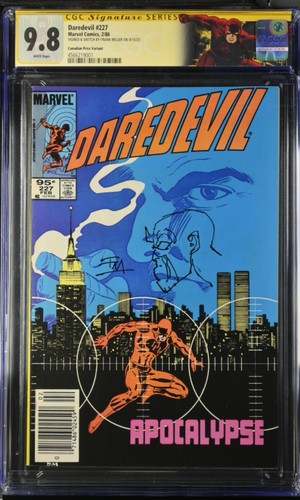 Daredevil 227 Canadian Price Variant CGC 9.8 signed and remarque by ...