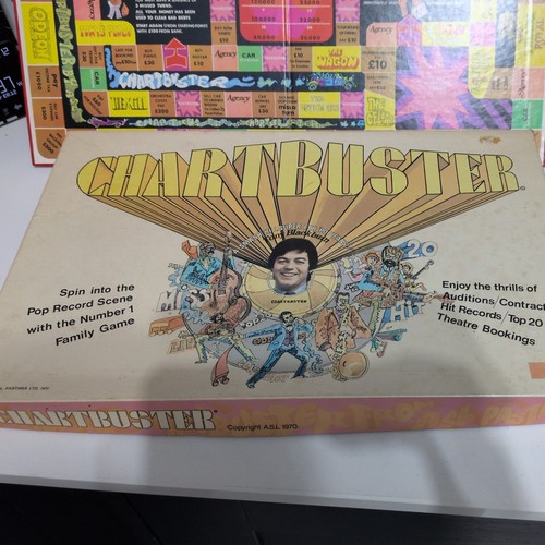 Chartbuster Game by ASL Pastimes, Vintage, Good Condition, Rare Board ...