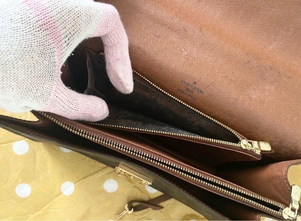 Authentic Louis Vuitton Concorde Monogram Canvas Handbag Shoulder Bag ...