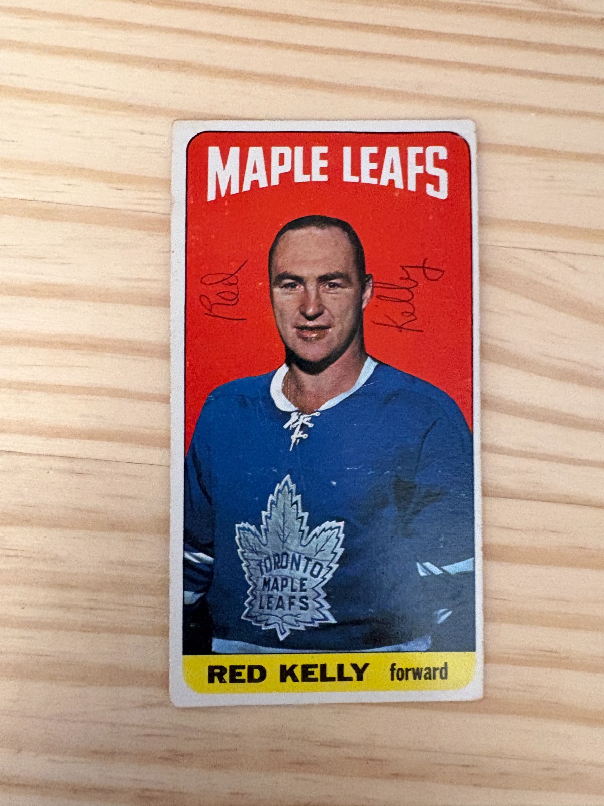 1964-65 Topps #44 Red Kelly - Toronto Maple Leafs RARE & VINTAGE (vS1 ...