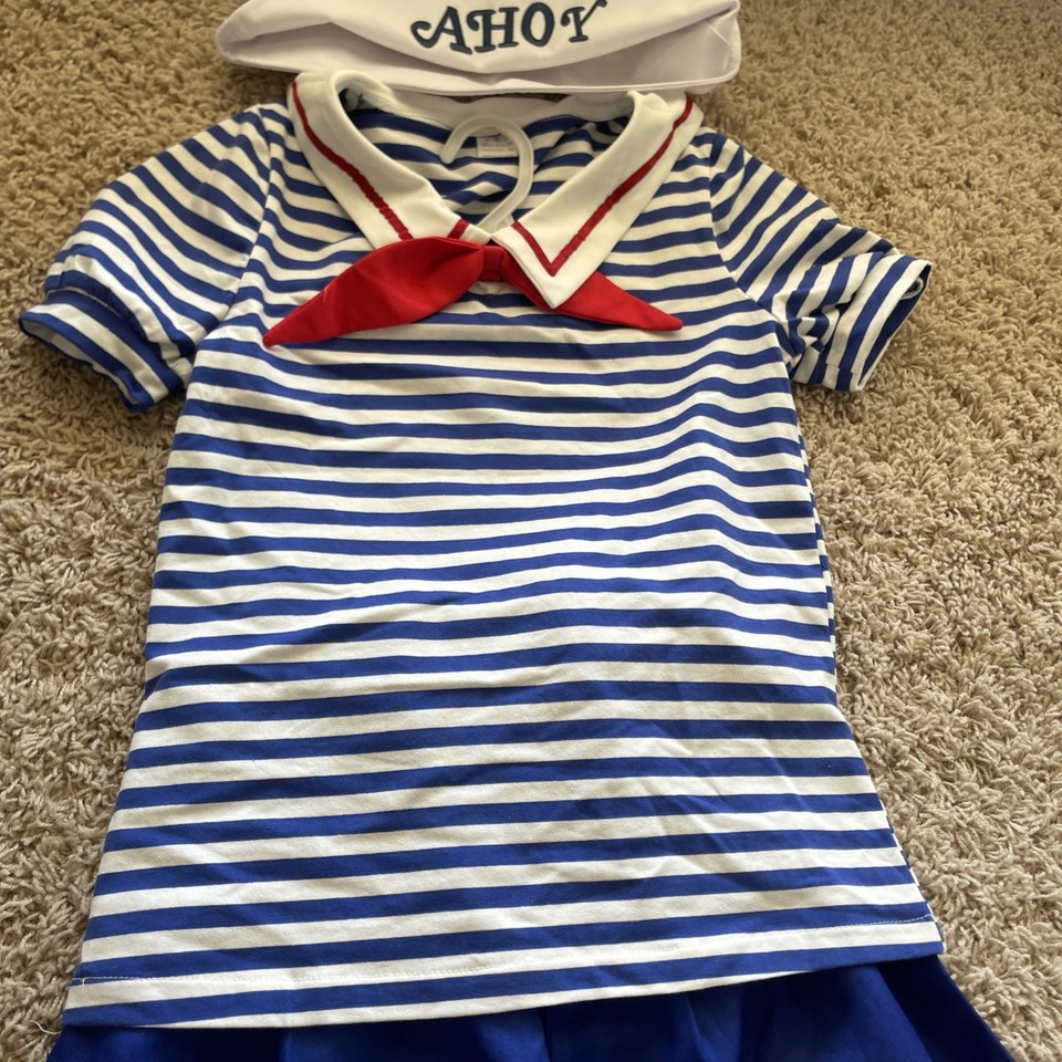 Stranger Things Ahoy Sailors Halloween Costume Unisex Adult Size XS/S ...