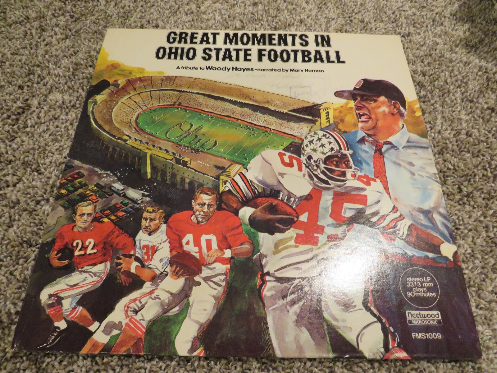 Woody Hayes signed autographed Ohio State Buckeyes Tribute to Woody ...