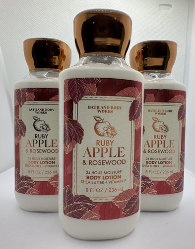 Bath & Body Works Ruby Apple & Rosewood Body Lotion 8 oz x3 | eBay