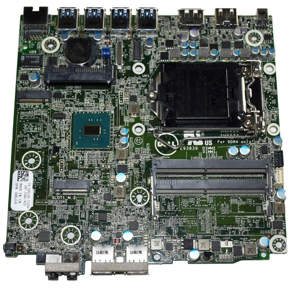 Genuine Dell Optiplex 7040 LGA 1151 DDR4 Desktop Motherboard Mini-ITX ...