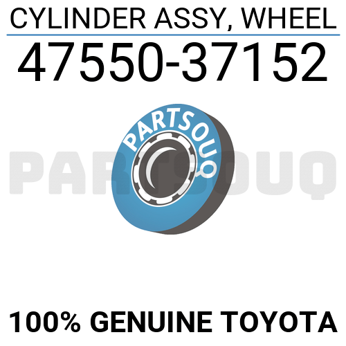 4755037152 Genuine Toyota CYLINDER ASSY, WHEEL 47550-37152 | eBay