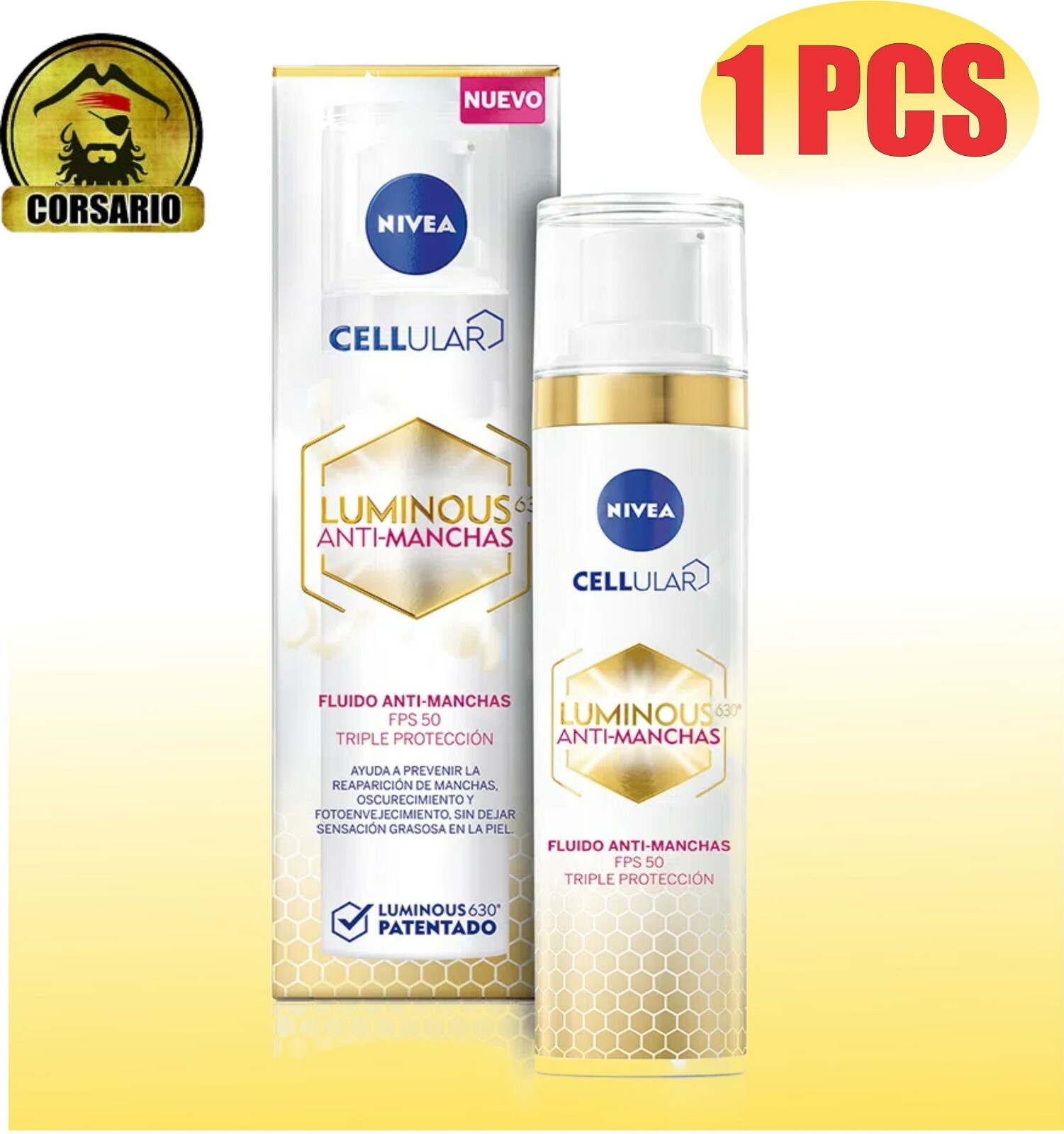 Nivea Luminous NIVEA LUMINOUS 360 ANTI-DARK SPOTS FACIAL FLUID FPS 50 X ...