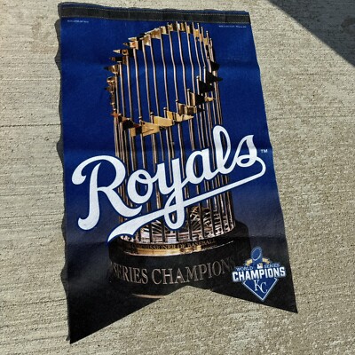 Kansas City Royals 2015 World Series Champions pennant With Trophy ...